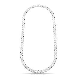 Tony Fein Necklace 'Panzer' male Silver size 60 cm