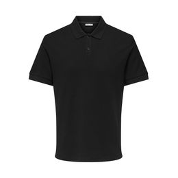 Only & Sons Only & Sons Poloshirt 'ONSBEN' Herren Gr&ouml;&szlig;e XL schwarz
