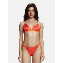 Ekcentrik Bikinitop 'Wild Sunrise' Damen Gr&ouml;&szlig;e 75 neonorange