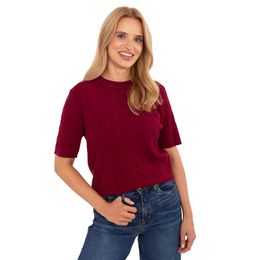 Madnezz House Knitted Top 'N30085.34' female Red size XXL/3XL