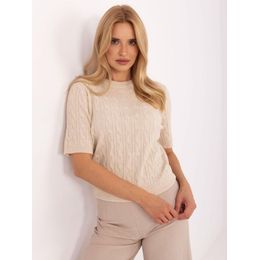 Madnezz House Knitted Top 'N30085.34' female Beige size L/XL