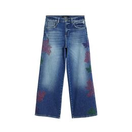Desigual Jeans Damen Gr&ouml;&szlig;e 44 dunkelblau / dunkelgr&uuml;n / cyclam / dunkellila