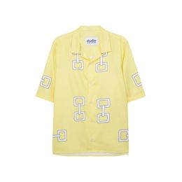 Studio Seidensticker Button Up Shirt 'Studio' male Yellow size XS
