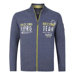 Jan Vanderstorm Knit Cardigan 'Svend' male Blue size 6XL