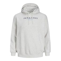 Jack & Jones Plus Jack & Jones Plus Sweatshirt 'JORBILLYBURG' male White size 4XL