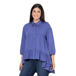 Ulla Popken Bluse Damen Gr&ouml;&szlig;e L/XL lavendel