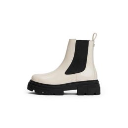 Tommy Hilfiger Chelsea Boots Damen Größe 39 schwarz / weiß Winterschuhe