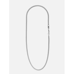 Warpedsense Necklace 'Cuban' male Silver size 60cm