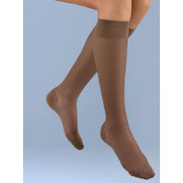 Silca Damen St&uuml;tzkniestr&uuml;mpfe dunkelbraun, Gr&ouml;&szlig;e 40/41