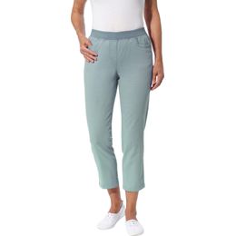 Damen 7/8-Hose in Schlupfform jade, Größe 44