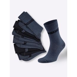 Mustang Herren Herren-Socken, blau-sortiert, Gr&ouml;&szlig;e 39-42