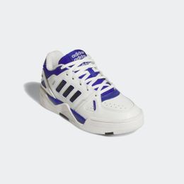 Sneaker adidas Sportswear "MIDCITY LOW", Gr. 40, weiß (core weiß, semi lucid blau, core schwarz), Synthetik, Textil, Sportlich, Schuhe