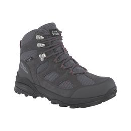Wanderschuh Jack Wolfskin "TRAIL HIKER TEXAPORE MID W", Damen, Gr. 40,5, grau (anthra, lila), Leder, Textil, Schuhe, wasserdicht, Trekkingschuh, Topseller