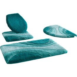 Hagemann unisex Badematte mint, Gr&ouml;&szlig;e 50x50 cm - WC-Vorlage ohne Ausschnitt