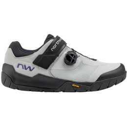Northwave Overland Plus - Klickschuhe MTB - Light Grey / Dark Purple