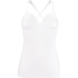 Nuance Damen Schalen-BH-Hemd wei&szlig; Gr&ouml;&szlig;e 85E