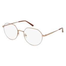 Fielmann BE 012 FA CLEO Brille Damen | Fassung: Vollrand, Panto, Gold Braun