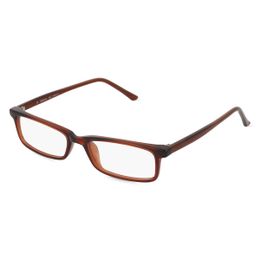 Fielmann MC 599 CL Brille Unisex | Fassung: Vollrand, Quadratisch, Braun Transparent