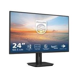 Philips 24E1N1100A, LED-Monitor 60.5 cm (23.8 Zoll), schwarz, FullHD, IPS, HDMI, VGA, Adaptive-Sync, Lautsprecher, 100Hz Panel