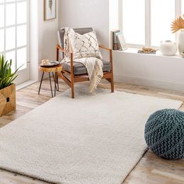Hochflor-Teppich LIVABLISS "TRENTO", weiß, B:200cm H:31mm L:275cm, Kunstfaser, Teppiche