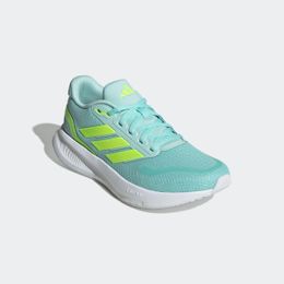 Damen Laufschuh "RUNFALCON 5", adidas Performance, Gr. 38,5semi flash aqua, lucid lemon, core schwarz, Synthetik, Textil, Schuhe