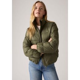 Levi's Kurzjacke LEVI'S "WMS PACKABLE JACKE", Damen, Gr. XS (34), gr&uuml;n (ivy gr&uuml;n), Web, Obermaterial: 100% Polyamid, regular fit taillenbedeckt, ohne Ausschnitt, Jacken Kurzjacke, mit Taschen