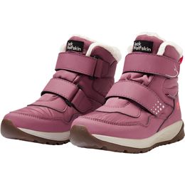 Winterboots Jack Wolfskin "POLAR BEAR-G TEXAPORE MID VC K", Damen, Gr. 28, raisin, Synthetik, Textil, Schuhe, Snowboots, Winterstiefel, Winterschuhe, wasserdicht & gefüttert