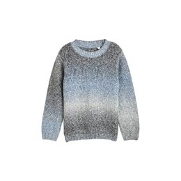 Strickpullover Tom Tailor, Jungen, Gr. 92/98, blau (blau gradient knit design), Strick, Obermaterial: 58% Baumwolle, 34% Polyacryl, 8% Polyester, mehrfarbig, regular fit taillenbedeckt, Rundhals, Rippb&uuml;ndchen, Pullover Strickpullover, mit Farbverlauf