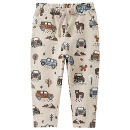 Topomini Baby Jogginghose mit Fahrzeugen allover