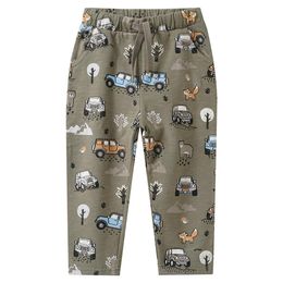 Topomini Baby Jogginghose mit Fahrzeugen allover