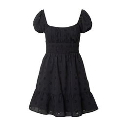 Hollister Kleid Damen Größe 40 schwarz Winterkleid