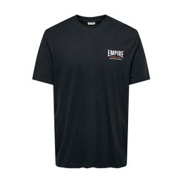 Only & Sons Only & Sons T-Shirt 'ONSFLOYD' Herren Größe XXL orange / schwarz / weiß
