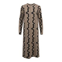 Object Kleid 'OBJRay' Damen Größe L hellbraun / schwarz