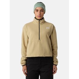 The North Face Sportpullover 'Glacier' Damen Gr&ouml;&szlig;e M khaki / schwarz / wei&szlig;
