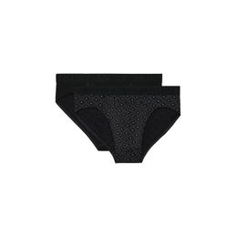 HOM Slip 'Neels' Herren Gr&ouml;&szlig;e XL schwarz / wei&szlig;