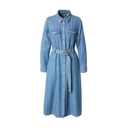 Levi's LEVI'S Blusenkleid 'Quincey' Damen Größe 44 blue denim Winterkleid