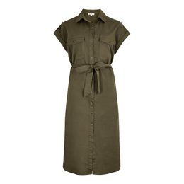 Apricot Cotton Slub Midi Shirt Dress ' ' Damen Größe 44 khaki Winterkleid