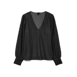 V&eacute;ro Moda VERO MODA Bluse 'VMBECCA' Damen Gr&ouml;&szlig;e XXL schwarz