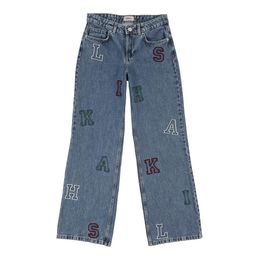 ONLY GIRLS Jeans 'KOGJuicy' M&auml;dchen Gr&ouml;&szlig;e 140 blau / gr&uuml;n / rot / wei&szlig;