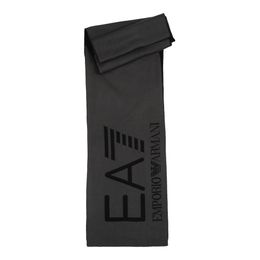 EA7 Emporio Armani Schal Damen Größe M basaltgrau / schwarz