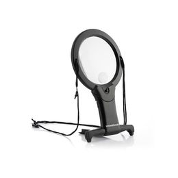 InnovaGoods Freihand-Lupe mit LED-Licht in Schwarz - (H)23 Ø 13,5 cm - 69% | Weitere-haushaltshelfer