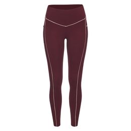 Copenhagen Studios Leggings Damen Gr&ouml;&szlig;e M bordeaux