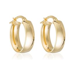 L instant d Or Gold-Creolen "Libero" - 83% | Schmuck