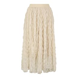 Apricot Wavy Tulle Midi Skirt ' ' Damen Gr&ouml;&szlig;e 38 creme