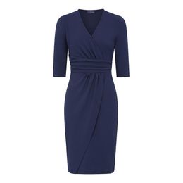 HotSquash Kleid Damen Gr&ouml;&szlig;e 40 marine Winterkleid