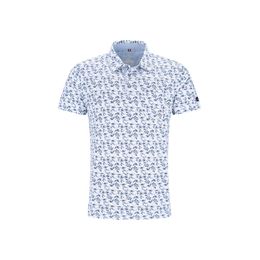 Hajo Shirt 'Stay Fresh' male Blue, White size 50