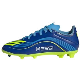 adidas Performance Fu&szlig;ballschuh 'F50 Messi League' Jungen Gr&ouml;&szlig;e 30 himmelblau / dunkelblau / gelb / hellgrau