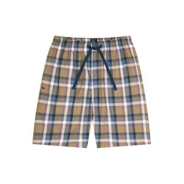 Schiesser Pyjamashorts ' Bermuda - Mix + Relax ' Herren Gr&ouml;&szlig;e M/L beige / blau / curry