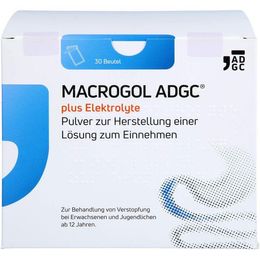 Macrogol Adgc plus Elektrolyte Plv.z.H.e.L.z.Einn. 30 St