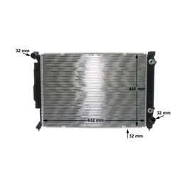 Mahle Kühler, Motorkühlung für VW CUPRA AUDI 4B0121251A 4B0121251Q 4B0121251S CR 1686 000S